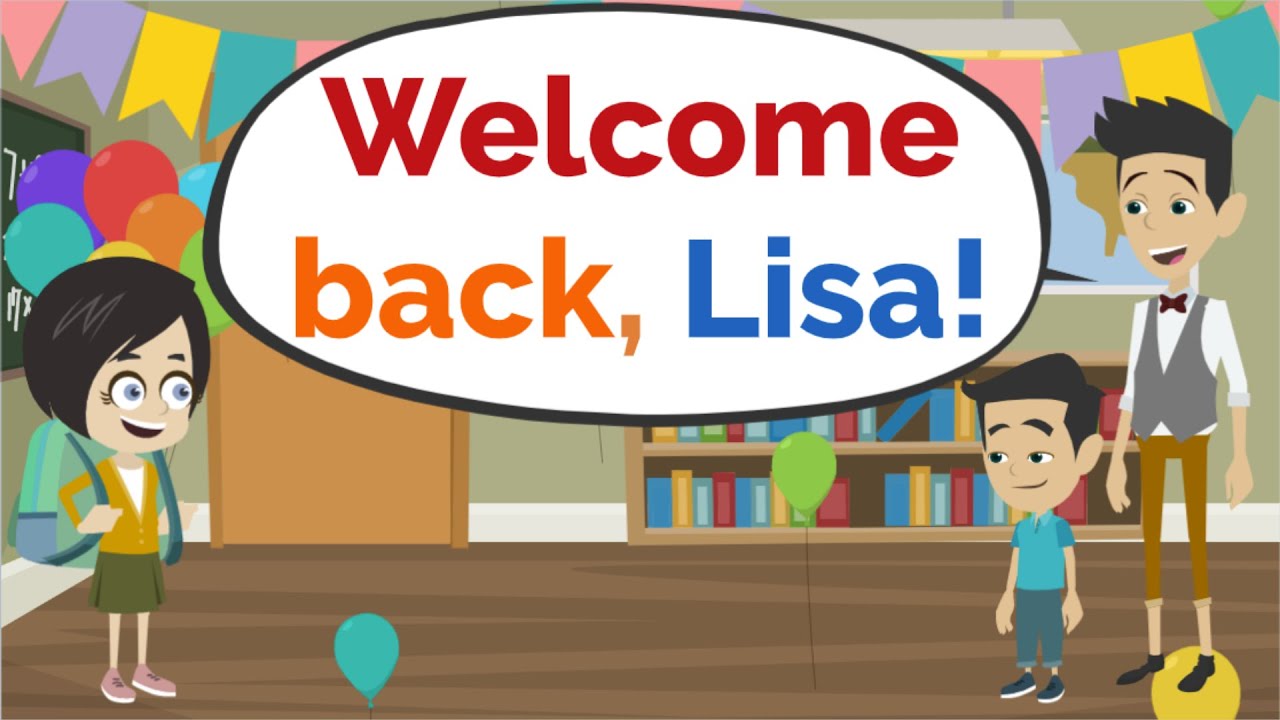 Lisa is back! | Conversation in English | Speaking and Listening ...