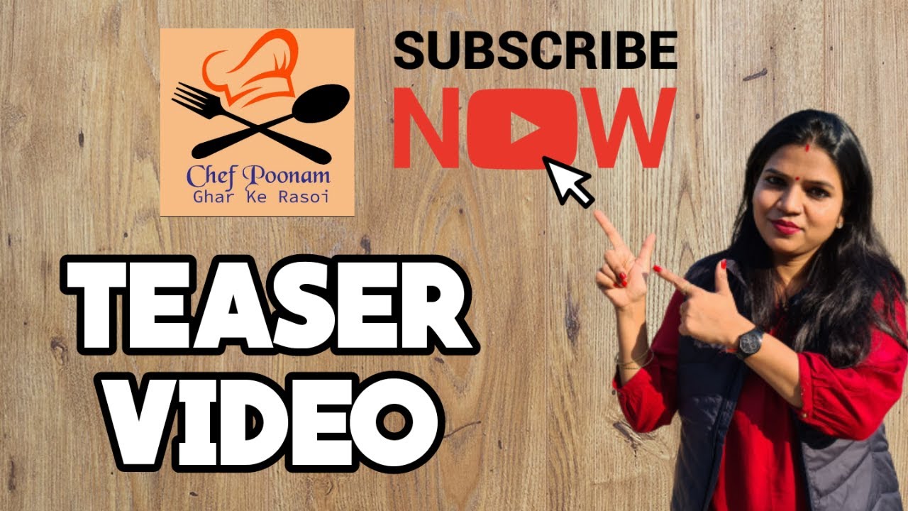 Chef Poonam Teaser Video | Cooking Teaser Video | Short video - YouTube