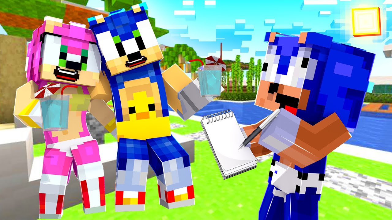 Minecraft - Sega Fun House - Sonic And Amy's Honeymoon! [32] - YouTube