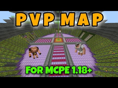 PVP MAP FOR MINECRAFT PE 1.18+ || BEST PVP MAP FOR MCPE || 2022 ...