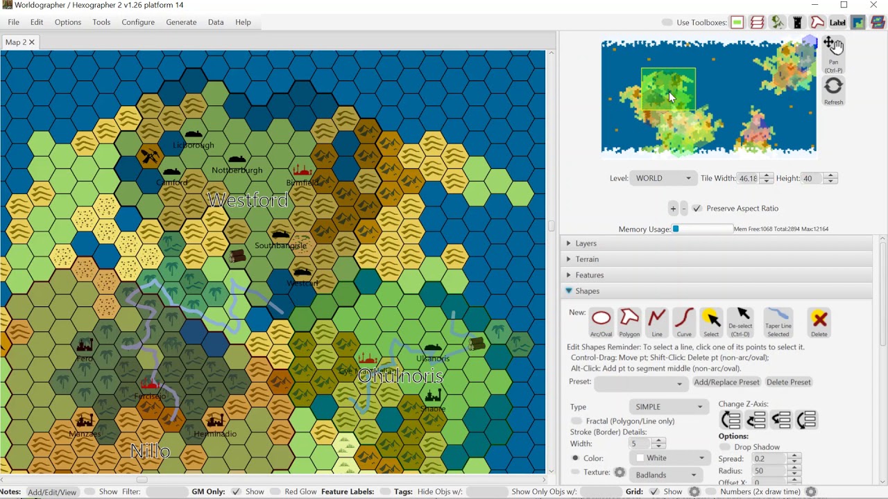 Worldographer 1.26 new features: icon folders, tooltips, scale factor ...