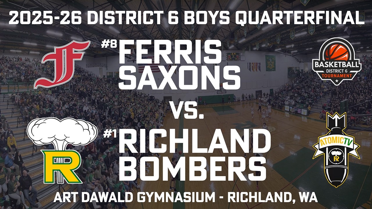 2025-26 District 6 Boys Quarterfinal - Ferris Saxons vs. Richland ...