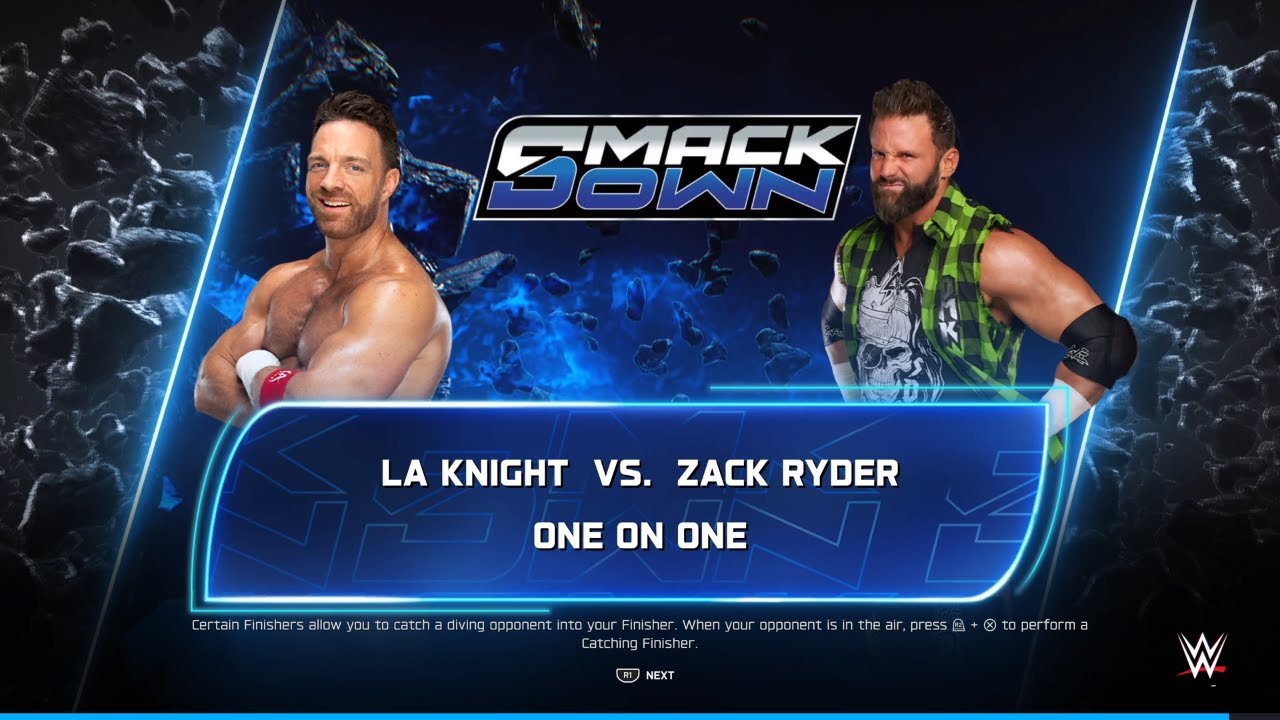 Smackdown 2025-11-14 : LA Knight vs. Zack Ryder - Last Time is Now ...