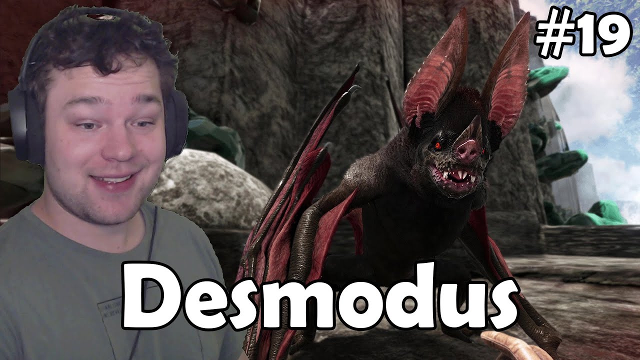 Taming a high level Desmodus in Ark Survival Evolved Fjordur Let's Play ...