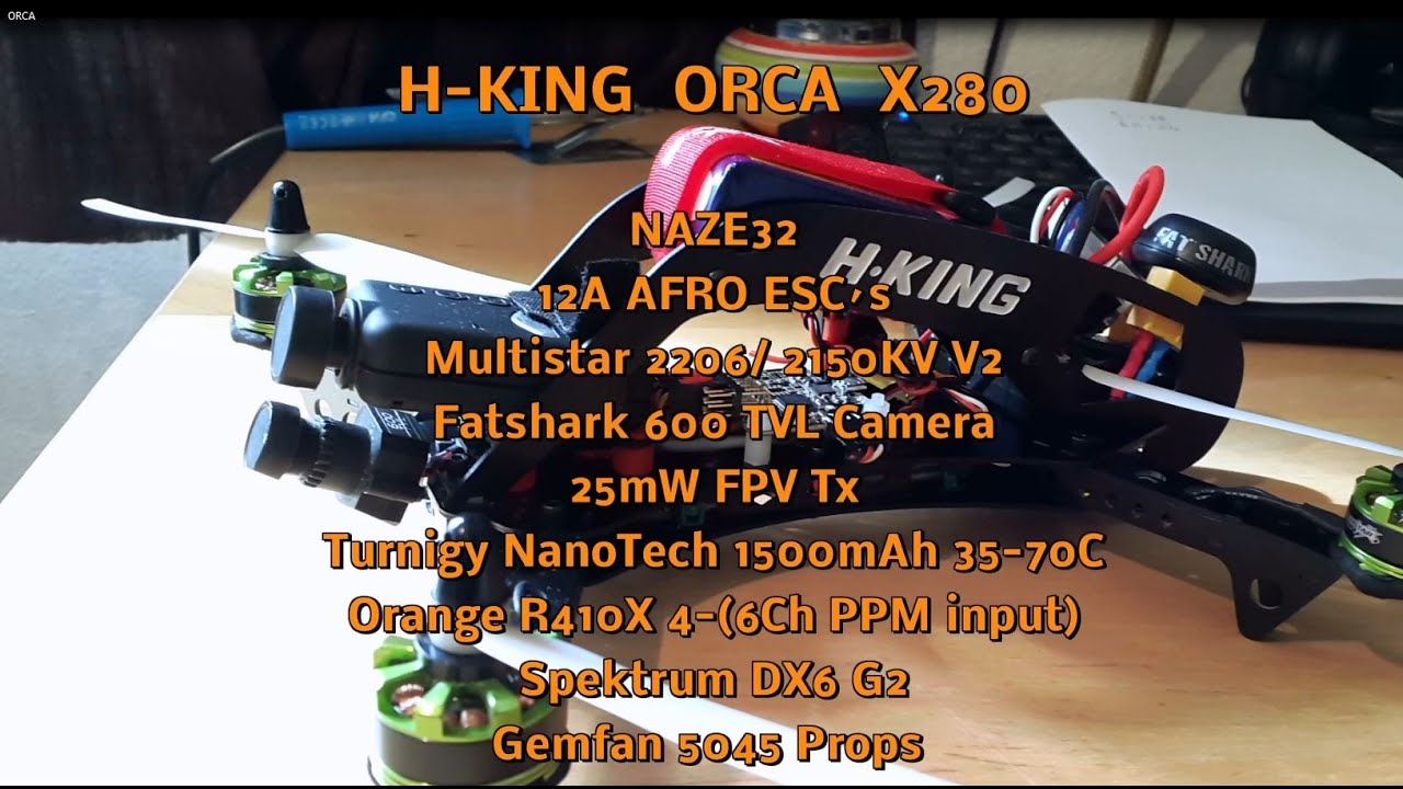 H-KING ORCA X280 FPV Quadcopter FUNFLIGHT - YouTube