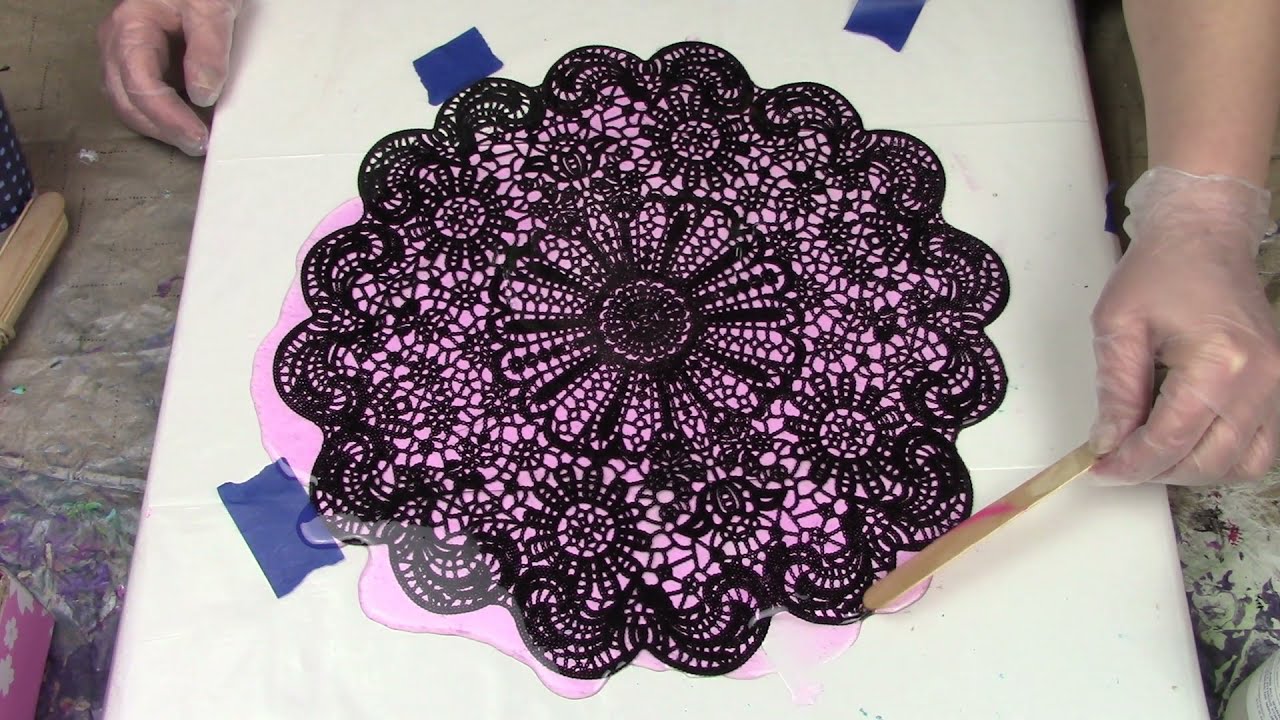 Placemat + Resin = Gorgeous Hanging Light! - YouTube