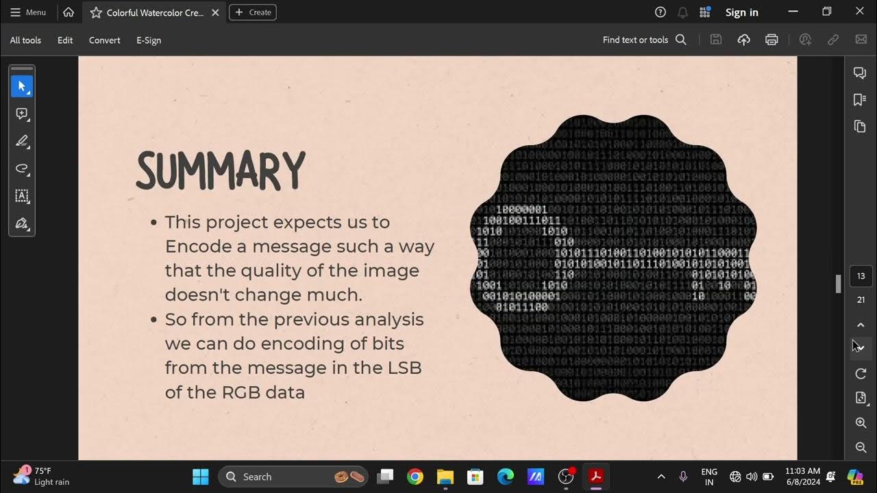 LSB steganography project - YouTube