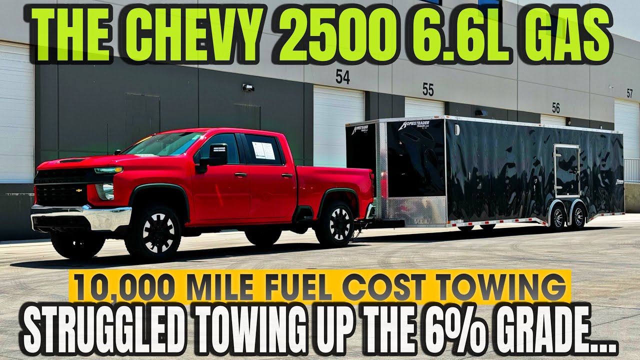 Chevy Silverado 2500 Gas L8T V8 Towing Up 6% Grade With MPG: Better ...