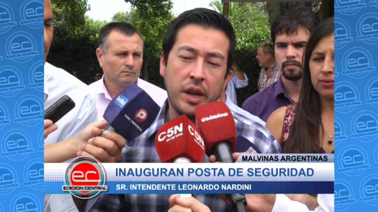 MALVINAS ARGENTINAS: INAUGURAN POSTA DE SEGURIDAD - YouTube
