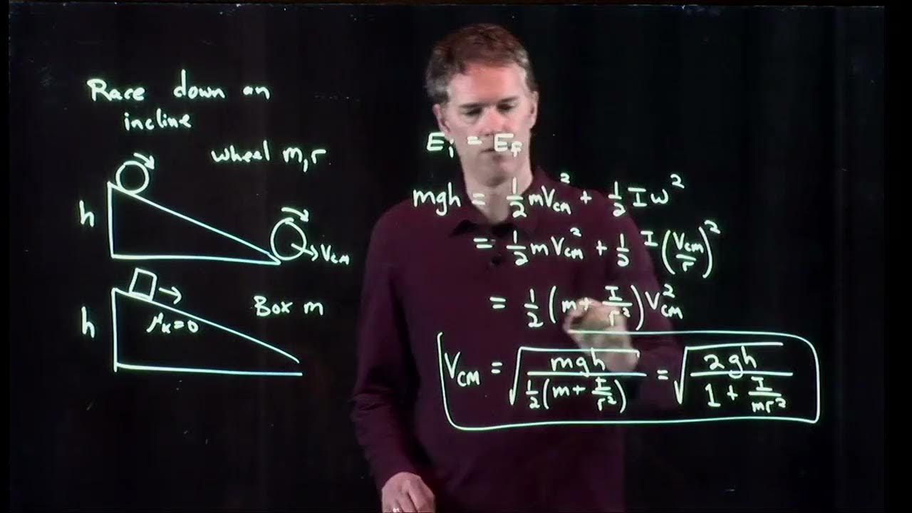 Let's Race Down the Hill | Physics with Professor Matt Anderson | M12 ...