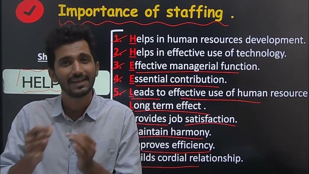 FUNCTIONS OF MANAGEMENT| IMPORTANCE OF STAFFING |CLASS 12th OCM|12th ...