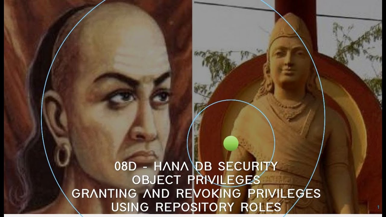 08d Hana Db Security Object Privileges Granting And Revoking Privileges Using Repository 1612