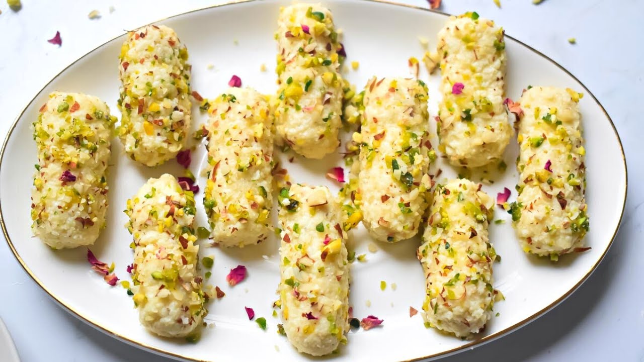 10 minutes Easy Paneer Sweet Recipe - @palatesdesire - YouTube