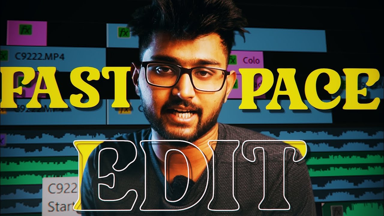 Fast Paced Edit (Assignment -2 ) | Video Editing Course @TharunSpeaks ...