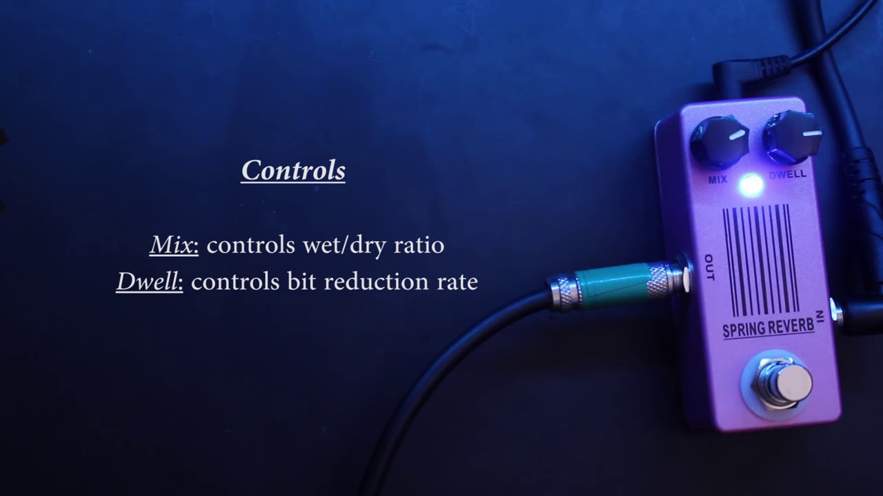 MOSKY MP 51 Spring Reverb Mini Single Guitar Effect Pedal True Bypass ...