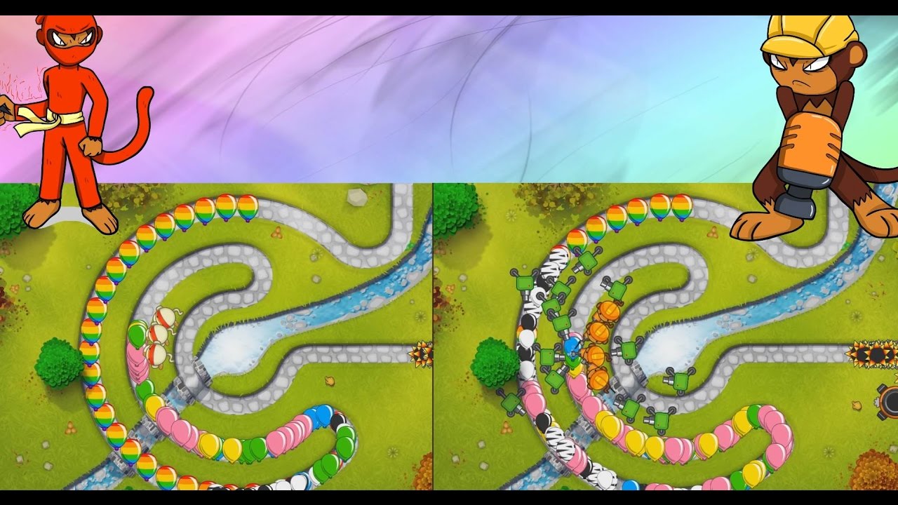 BTD Science- Ninja Vs Engineer. Best Starting Tower?! - YouTube