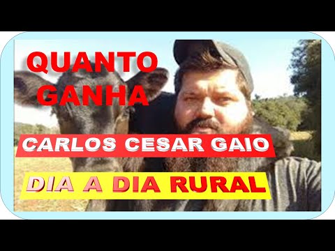 QUANTO GANHA CARLOS CESAR GAIO DIA A DIA RURAL