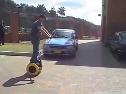Runner17 DIY Segway Clone self balancing personal transporter - YouTube