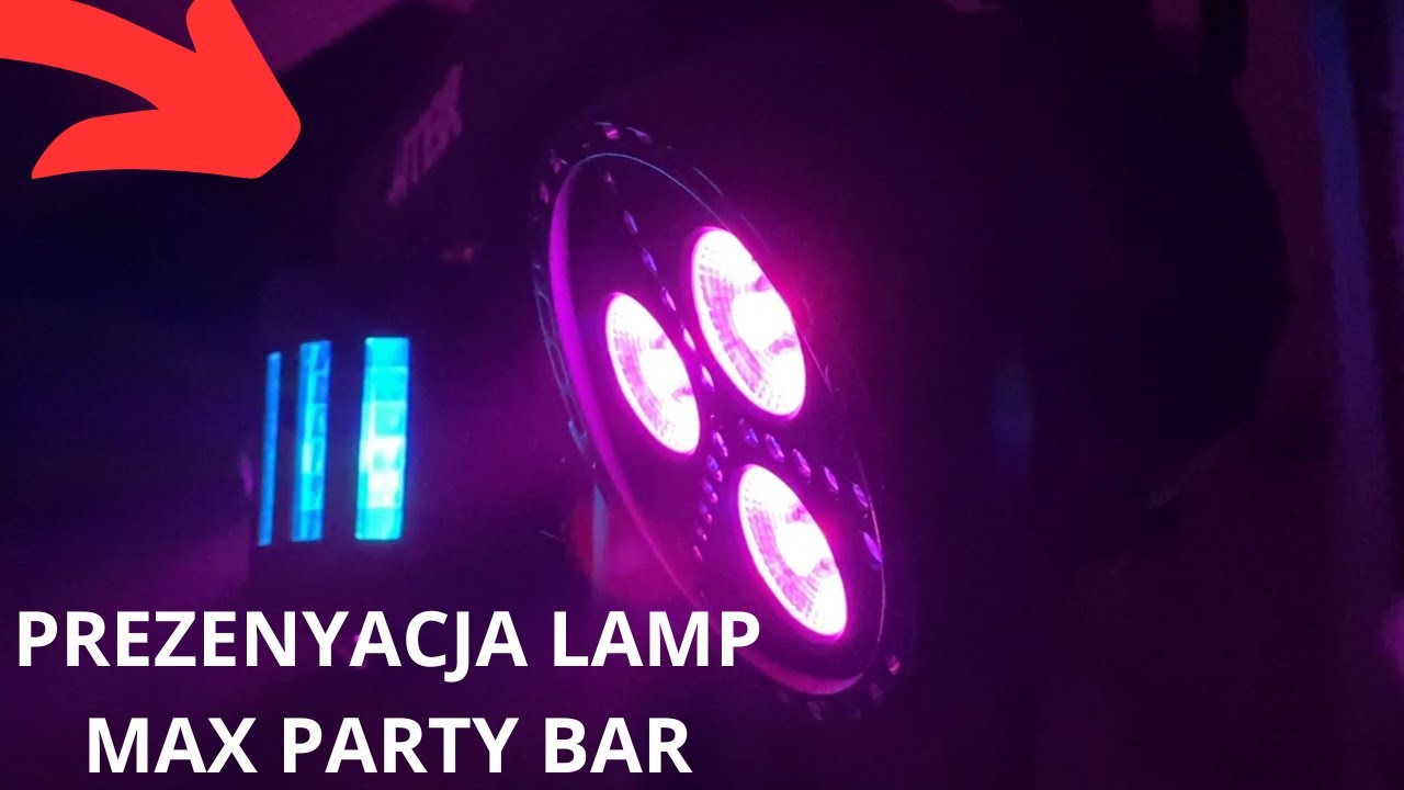 Prezentacja lamp IMPREZOWYCH MAX PARTY BAR - YouTube