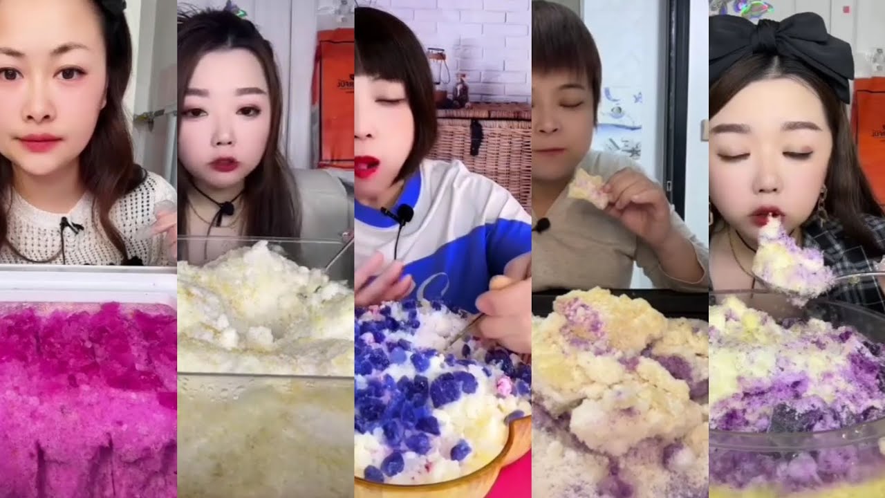 Different Ice Eaters Squeaky and Crunchy Ice Eating Complication Full ...