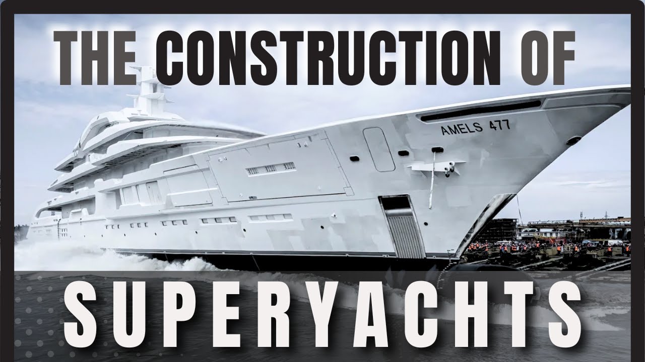 How Yachts are Built Production and Boat Manufacturing - YouTube