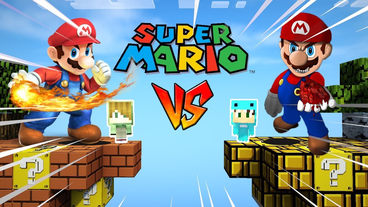 ISLA de MARIO BROS VS ISLA de MARIO BROS.EXE 🌴 MINECRAFT BEBE MILO ...