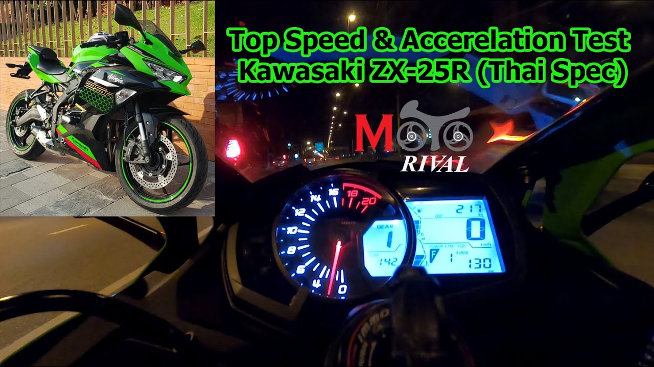 Top Speed Ninja ZX-25R & Accerelation Test by MotoRival - YouTube
