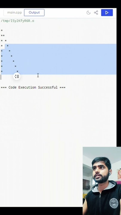 Print Star Pattern In Cpp Hollow Right Angle Triangle Star Pattern Shorts Cppprogramming