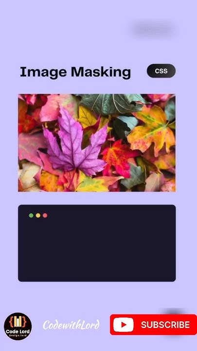 Css Masking Property To Blend Images Shorts Viral Youtube Trending Coding Html5css3