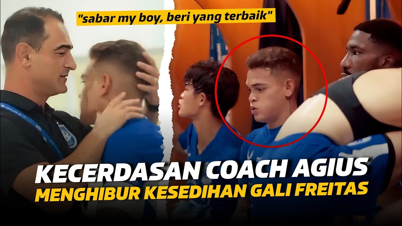 Teringat Sang Kakak di Surga!! Lihat Cara Coach Agius Buat Gali Freitas Terhibur Sebelum Laga ...