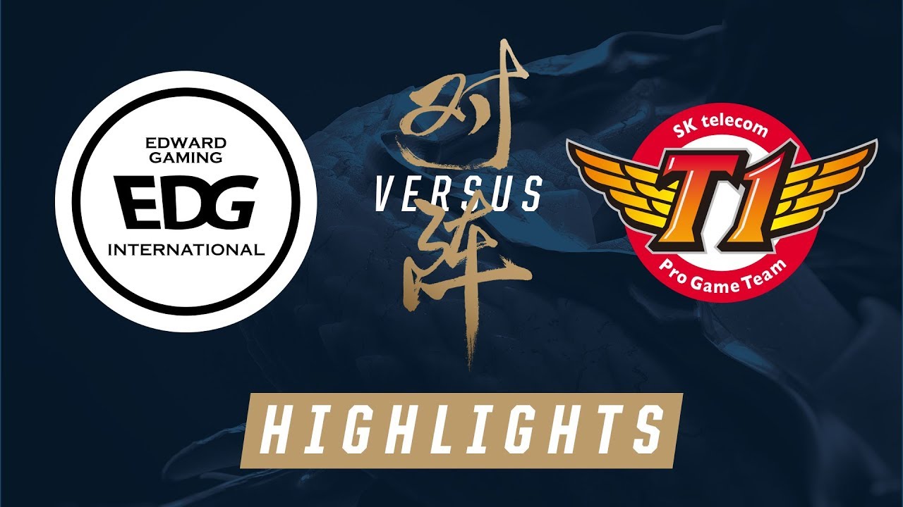 EDG vs SKT Worlds Group Stage Match Highlights 2017 - YouTube