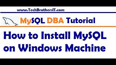 MySQL DBA Tutorial - YouTube