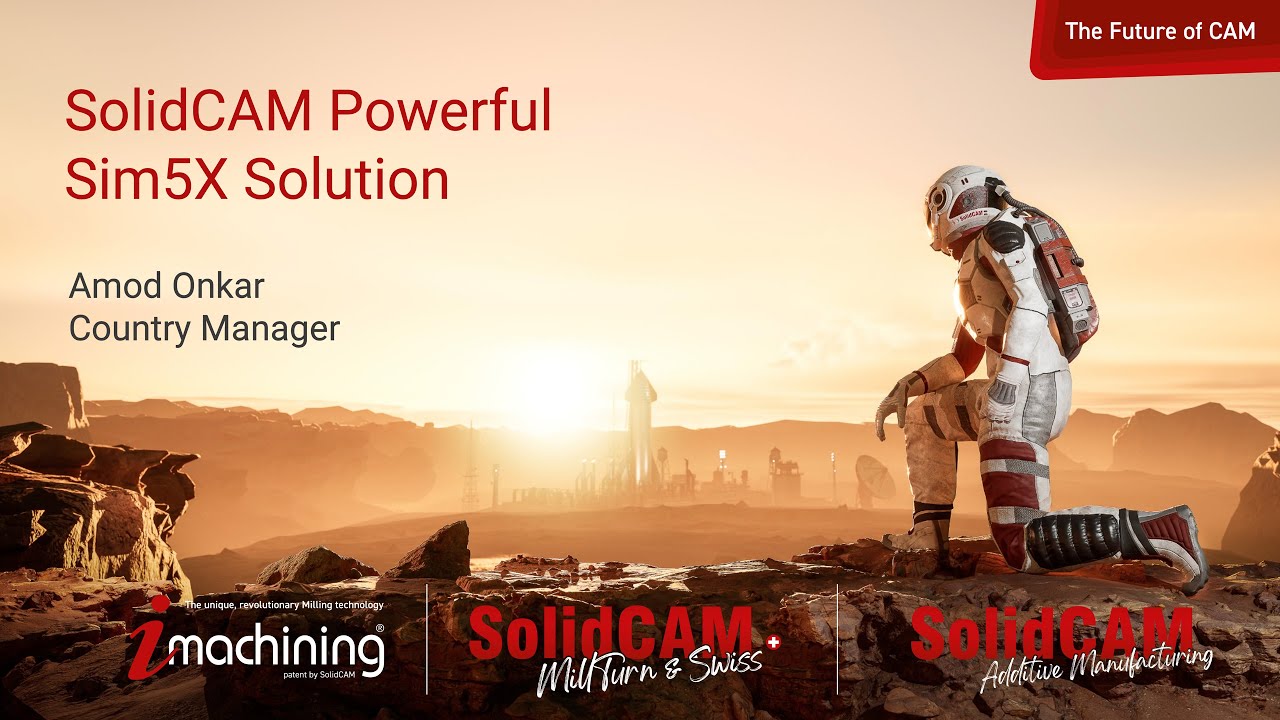 SCW23-Day 2 - SolidCAM Powerful Sim5X Solution - YouTube