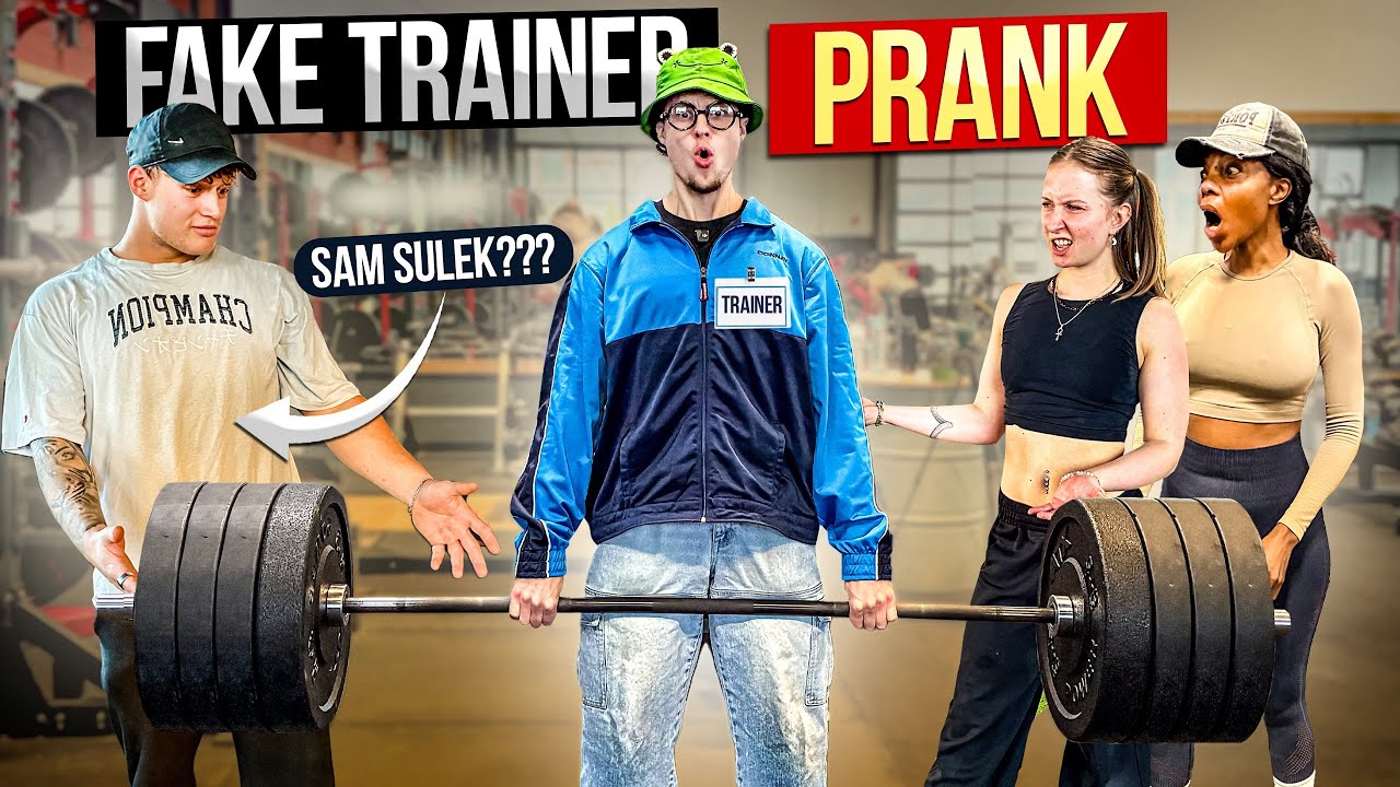 FAKE TRAINER PRANK | Powerlifter Pretended to be a Beginner coach in ...