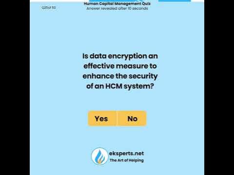 Data encryption: effective measure to enhance the security of an HCM ...