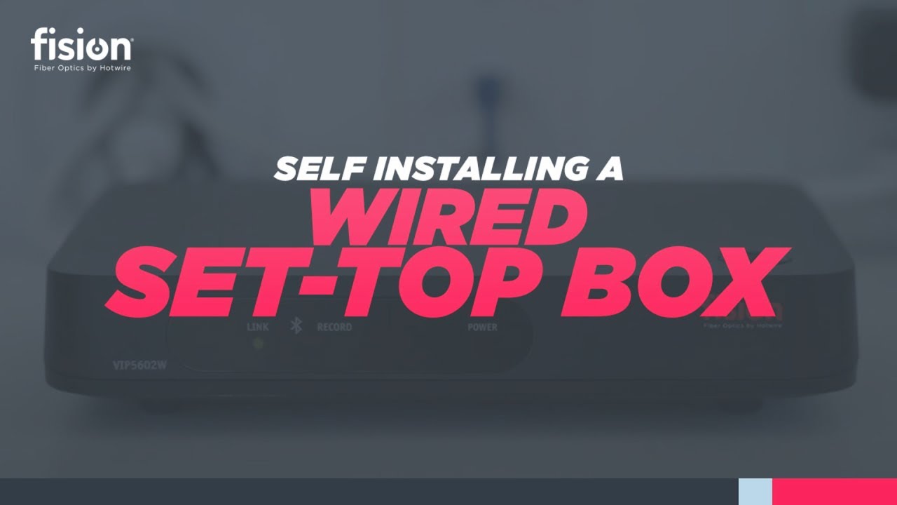 Self installing a Wired Set-Top-Box_FisionTV - YouTube