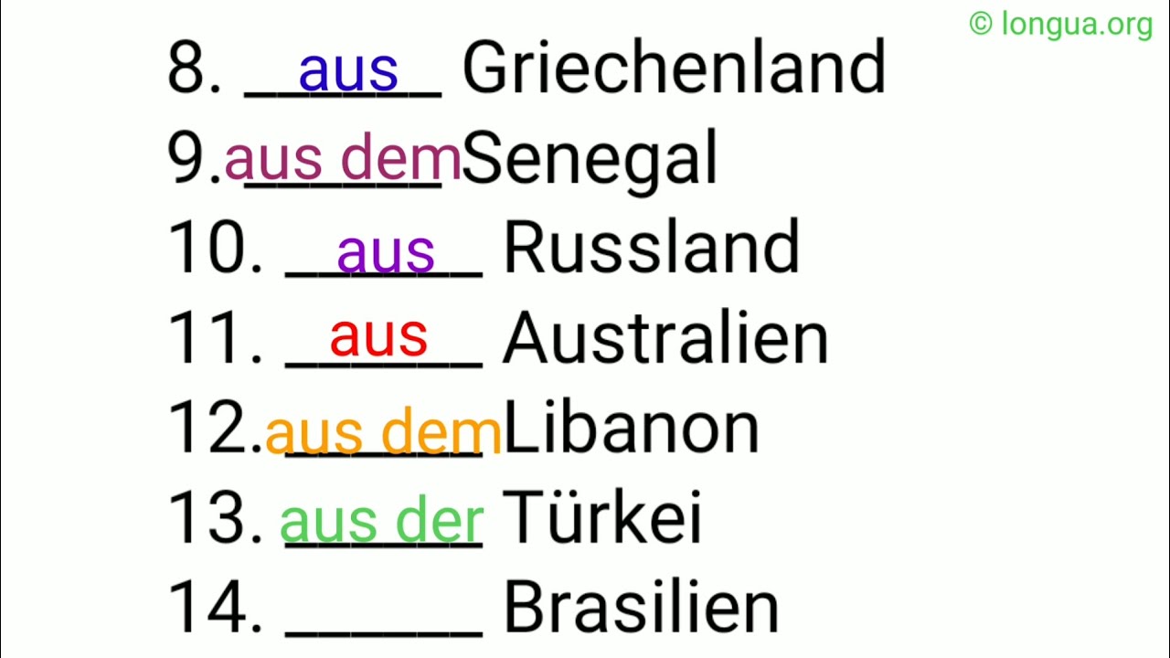 Learn German, German language, German grammar, German Lessons ...