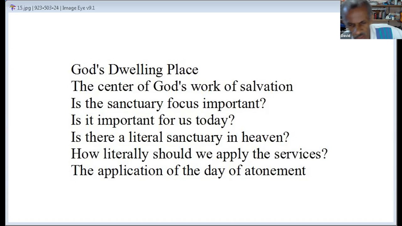 The Meaning of the Sanctuary - David Clayton - YouTube