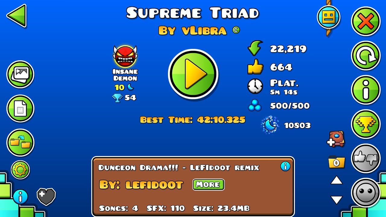 Supreme Triad by vLibra (Insane Demon Platformer Level) - YouTube