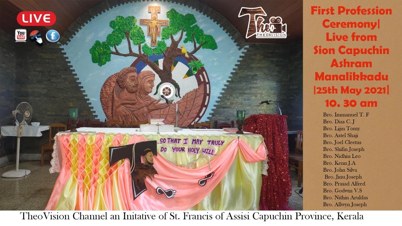 First Profession of Capuchin Friars - YouTube