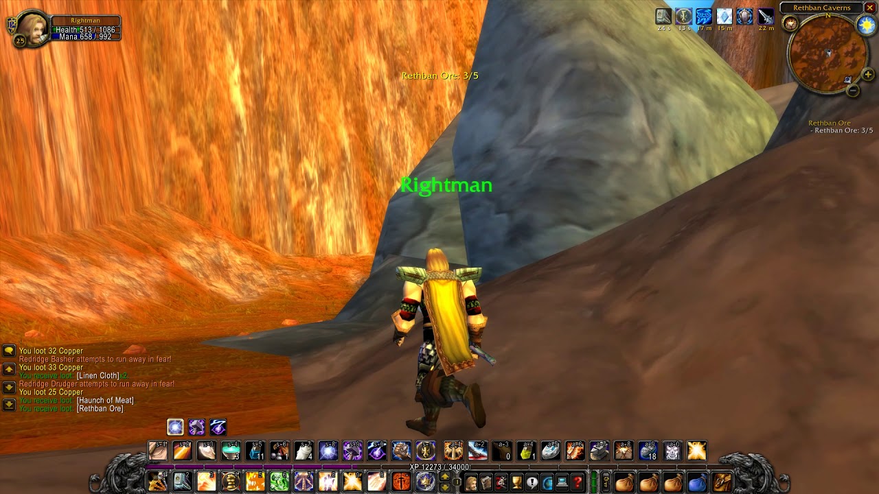 World of Warcraft: Stormwind: Rethban Ore - YouTube