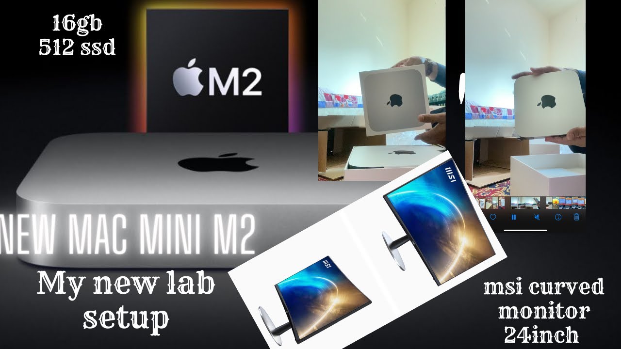 My New Device ll Mac mini m2 ll 16gb ll 512ssd ll lab setup ll unboxing ...