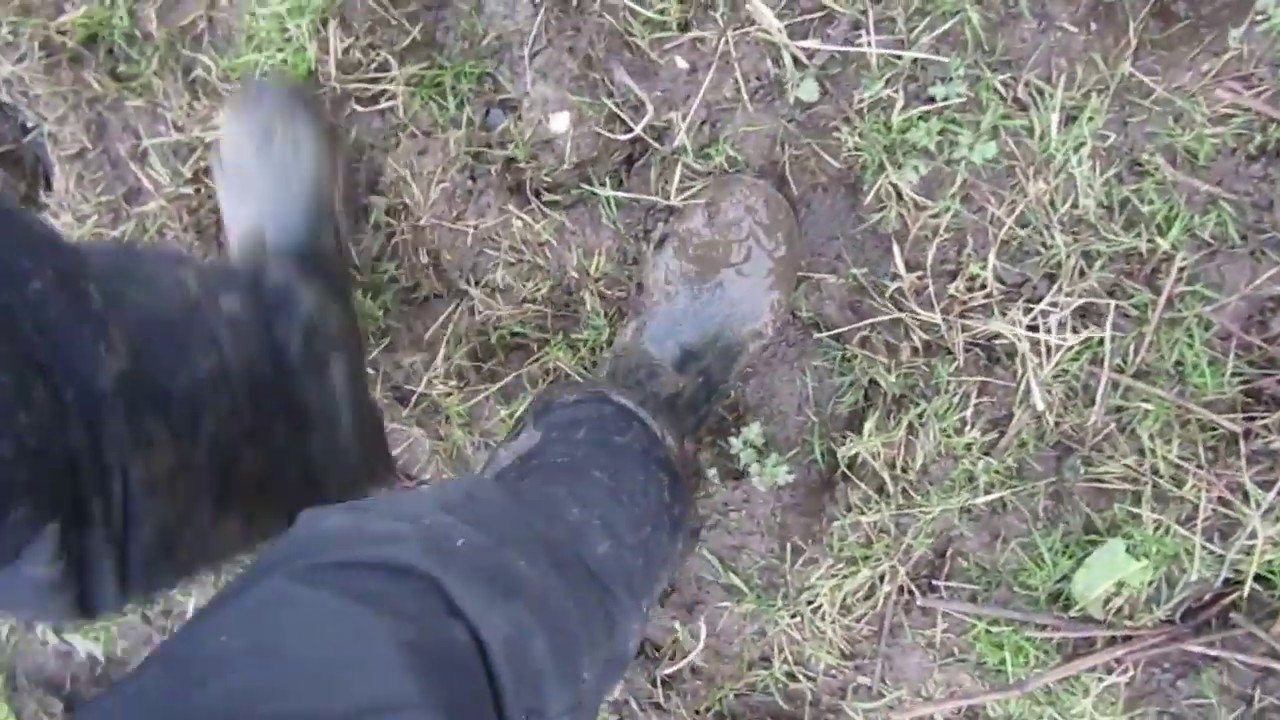 Stomping around in mud with waterproofs | Part 3/11 - YouTube
