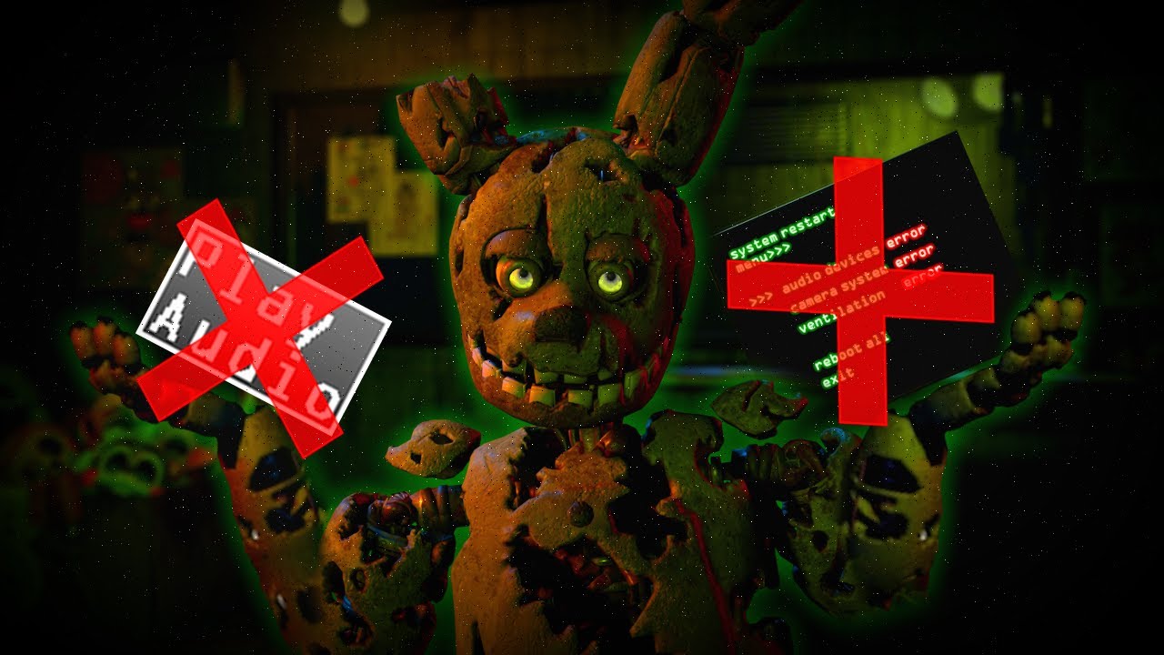 AGGRESSIVE NIGHTMARE — No Maintenance, No Audio | FNaF 3 - YouTube
