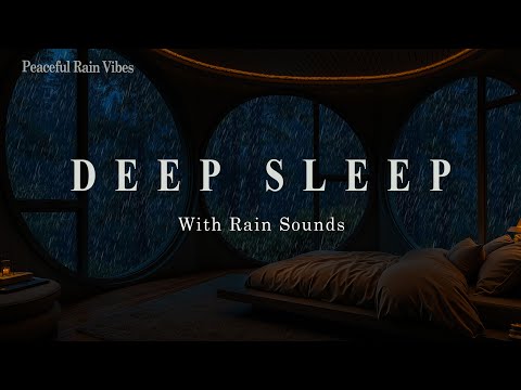 Forest Rain Sounds and Soft Piano Harmonies  🌧️ Soft Piano and Fireplace Ambience for Focus 🔥