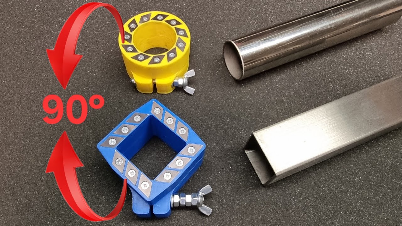 Making of special tools for precise perpendicularity cutting - YouTube