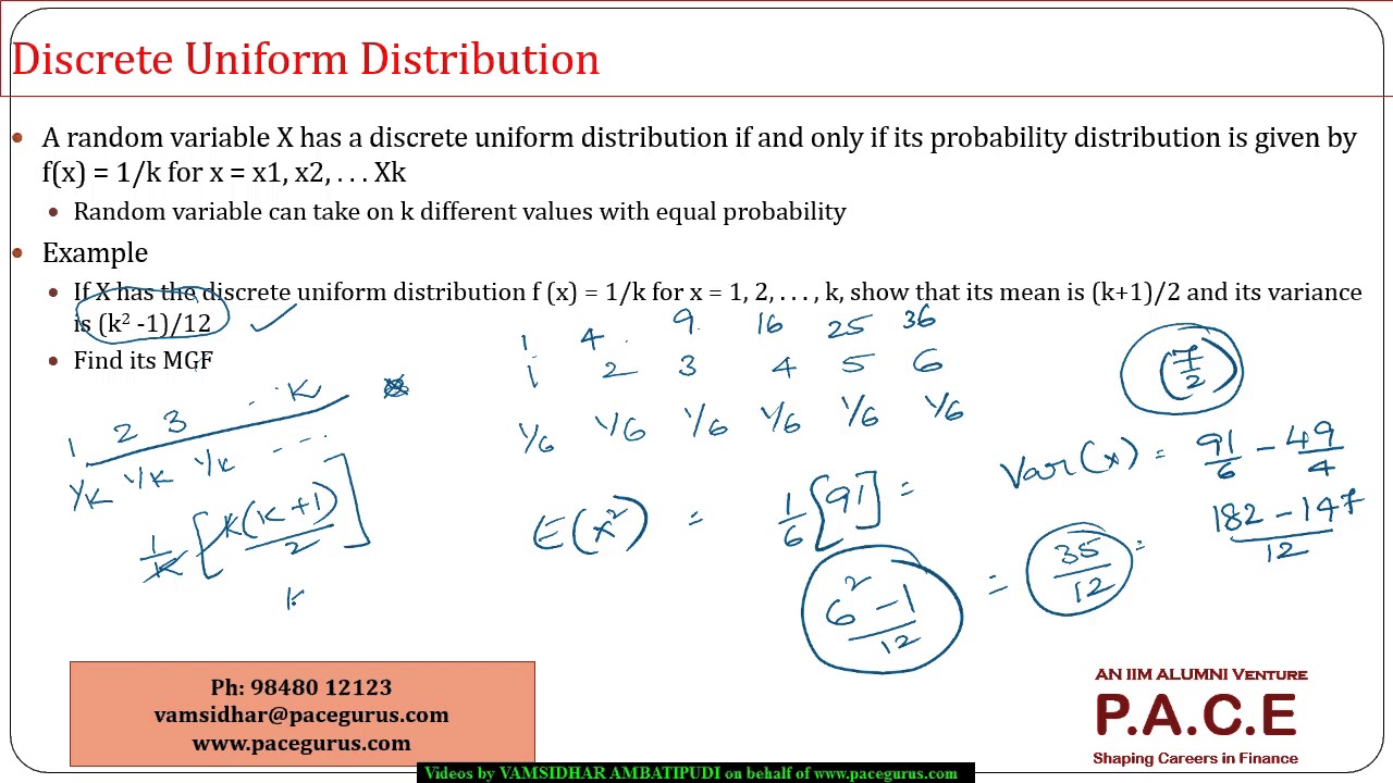 Discrete Probability Distributions - YouTube