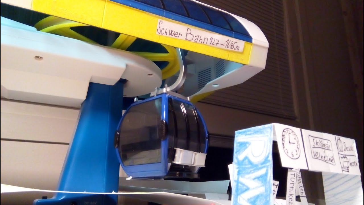 Model Seilbahn - Schwer Bahn (part 3) - YouTube