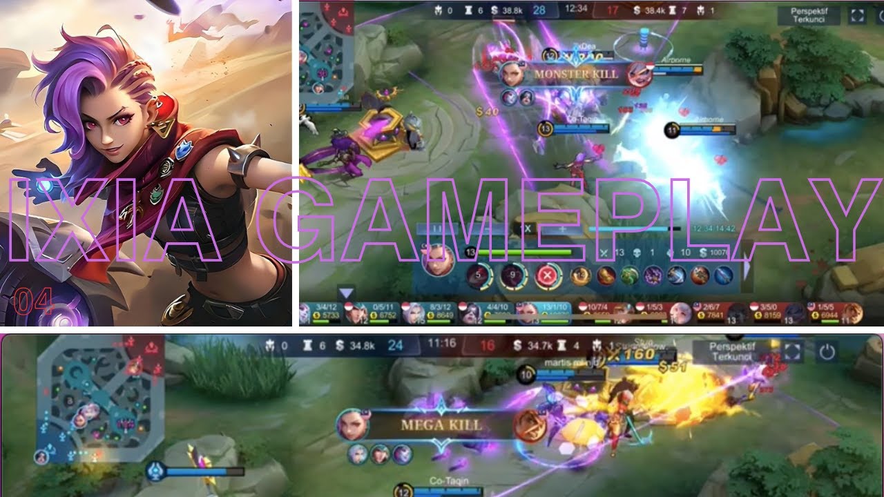 IXIA GAMEPLAY 4 || EPIC COMEBACK IS REAL IXIA KILL 16 - MOBILE LEGENDS ...