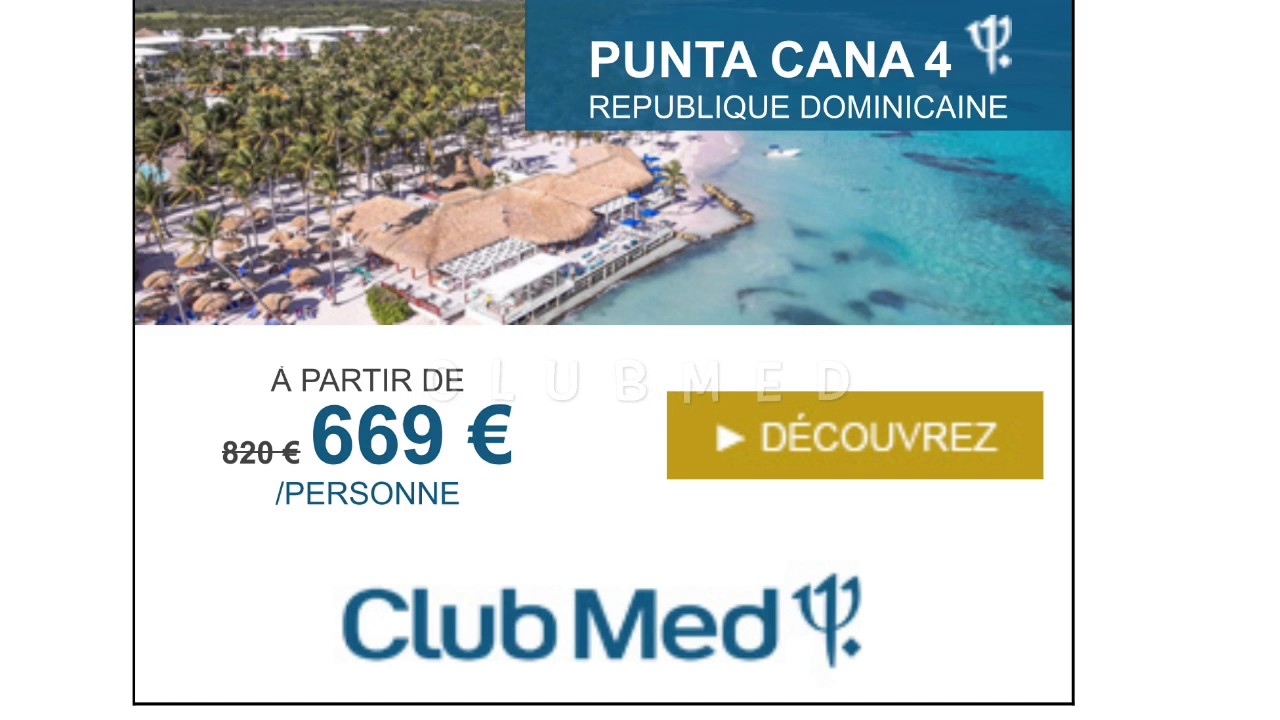 Pub Club Med Punta Cana - YouTube